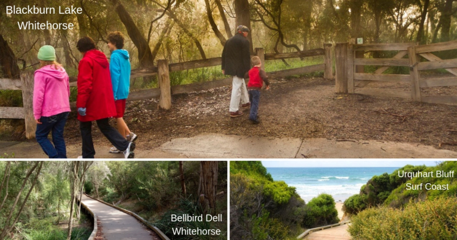 Popular walks by area